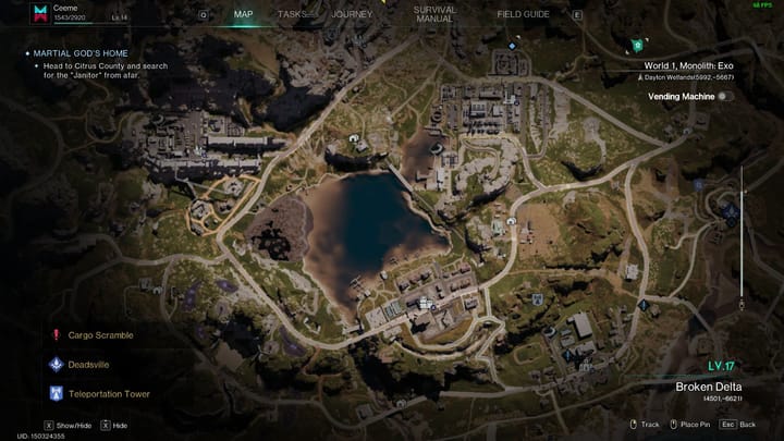 Where to find Polluted Water in Once Human?