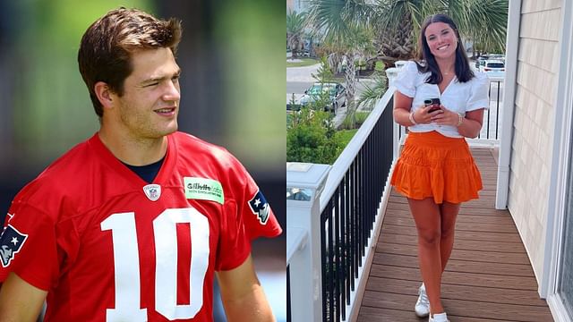 Drake Mayes Girlfriend Ann Michael Hudson Captures Qbs Memorable First Day At Patriots