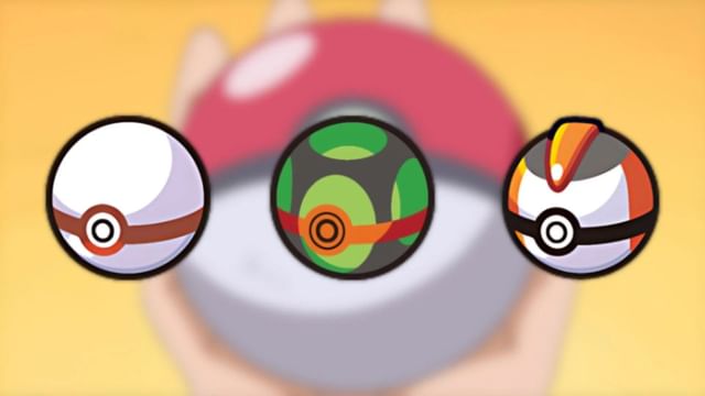 All Poke Balls in Pokemon mainline games, ranked by rarity