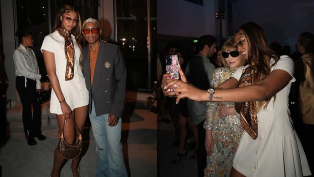 In Pictures: Angel Reese pairs $2370 Louis Vuitton bag with $695 silk ...