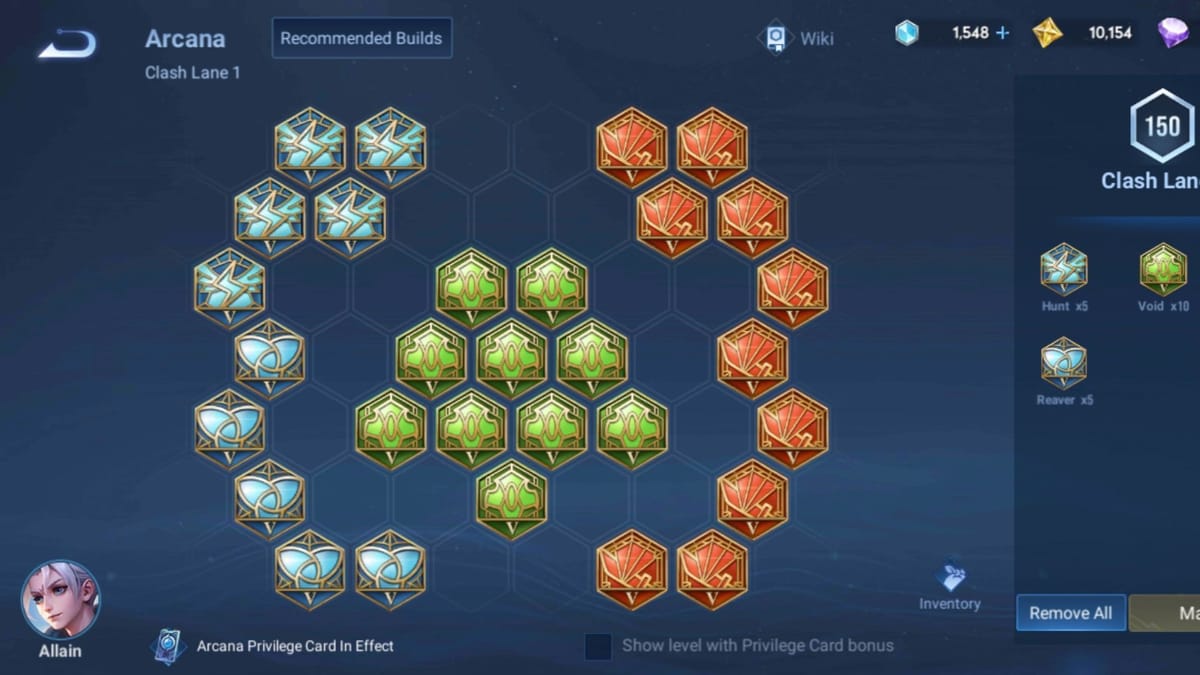 Allain build in Honor of Kings: Best Equipment, Arcanas, Battle Spell ...