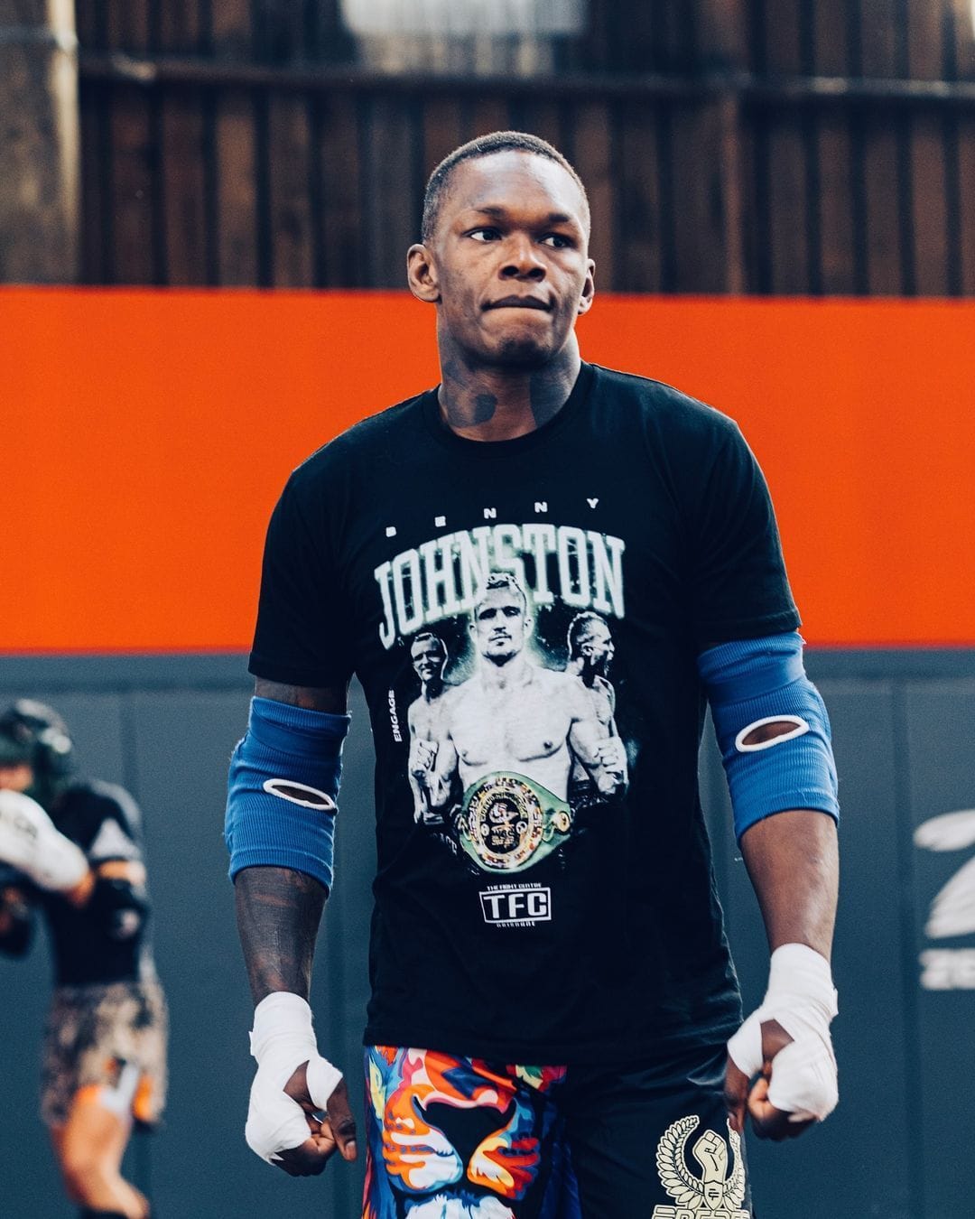 In Photos: Israel Adesanya looks focused as he trains and spars with ...