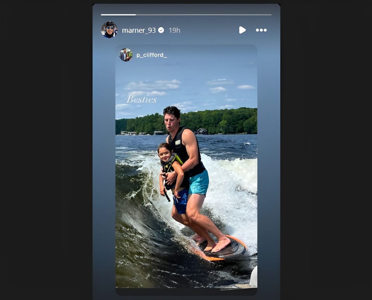 In Photo: $65.4 million Mitch Marner hits the waves for wake surfing ...
