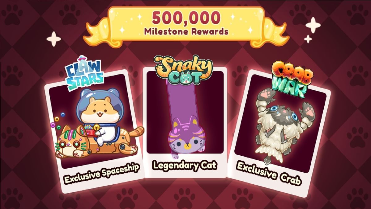 How to pre-register for Snaky Cat and rewards explored