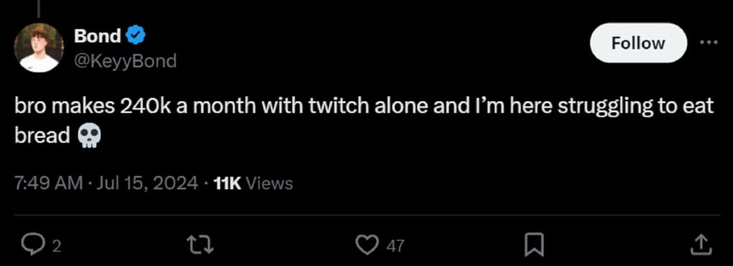 FaZe Lacy accidentally showcases his Twitch dashboard, reveals earning ...