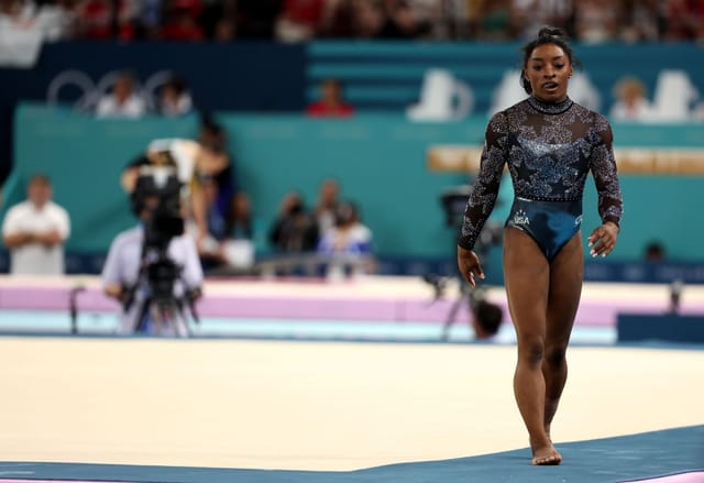 Simone Biles holds all the top 10 all-around scores in current Olympic ...