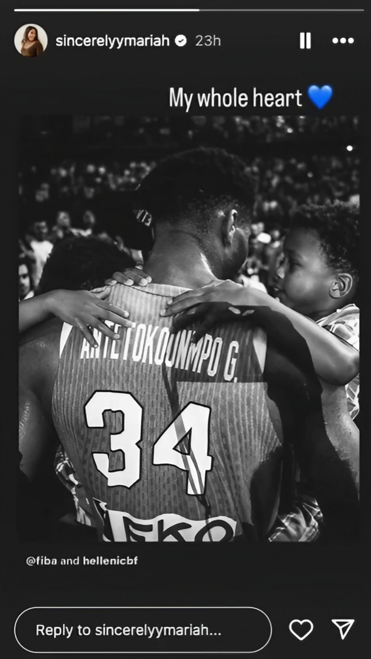 "My whole heart"- Giannis Antetokounmpo's fiancee Mariah Riddlesprigger ...