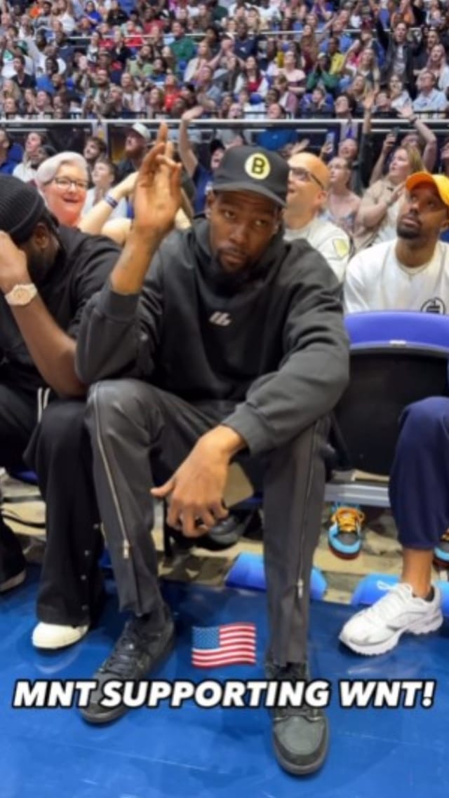 In Photos: Angel Reese spotted courtside with Steph Curry & Kevin ...