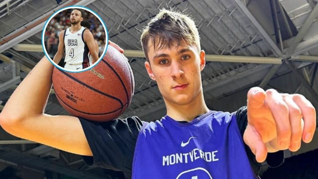 Cooper Flagg snubs Steph Curry as point guard option on his all-time ...