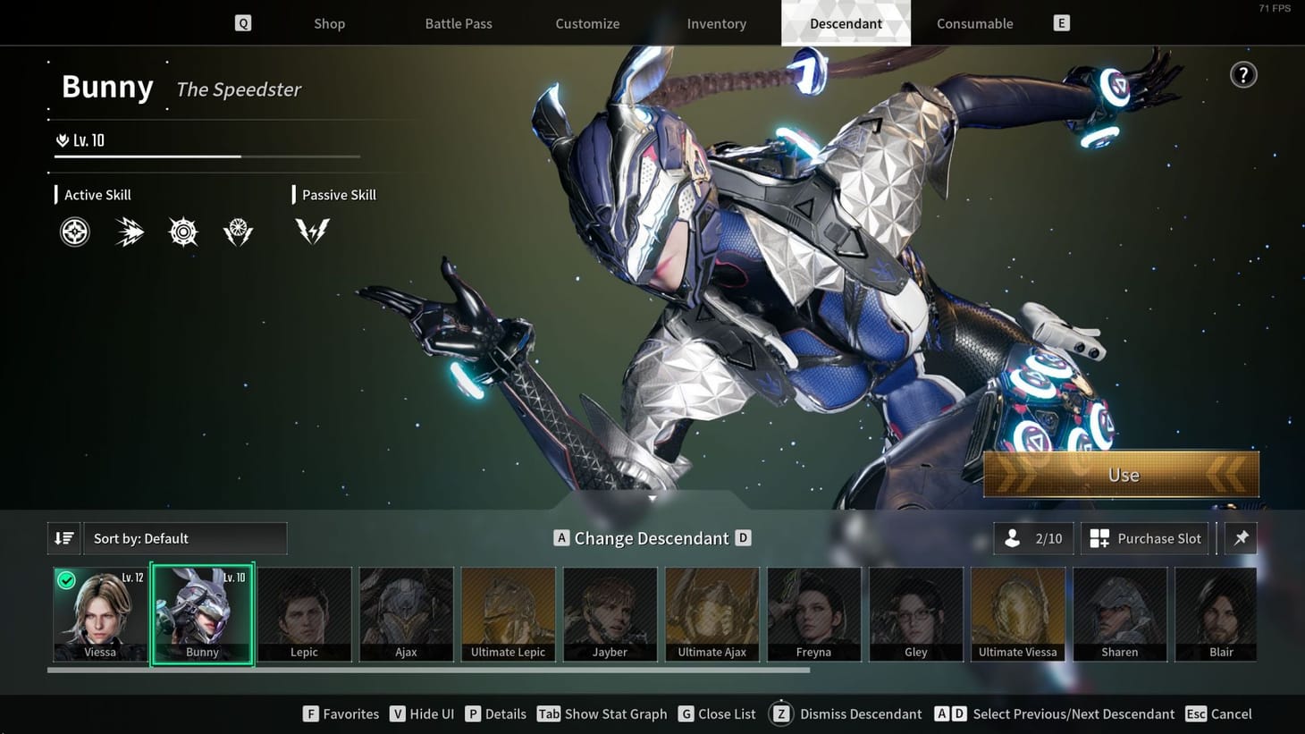 How to change characters in The First Descendant