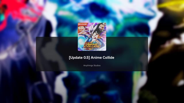 How to play Roblox Anime Collide