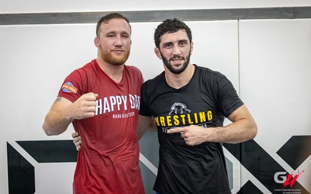 In Photos: Justin Gaethje sweats it out with Olympic champion wrestler ...