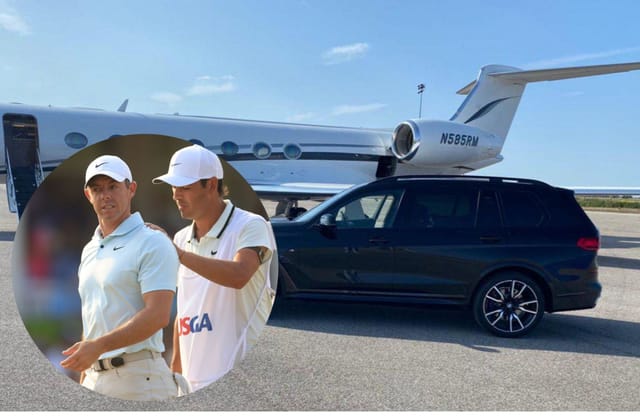 Rory McIlroy's private jet spotted for the first time since his US Open ...