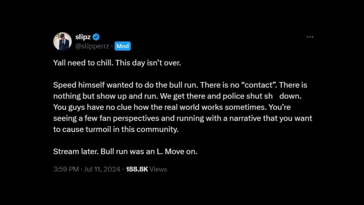"Police targeted him": IShowSpeed's cameraman explains why YouTuber was ...