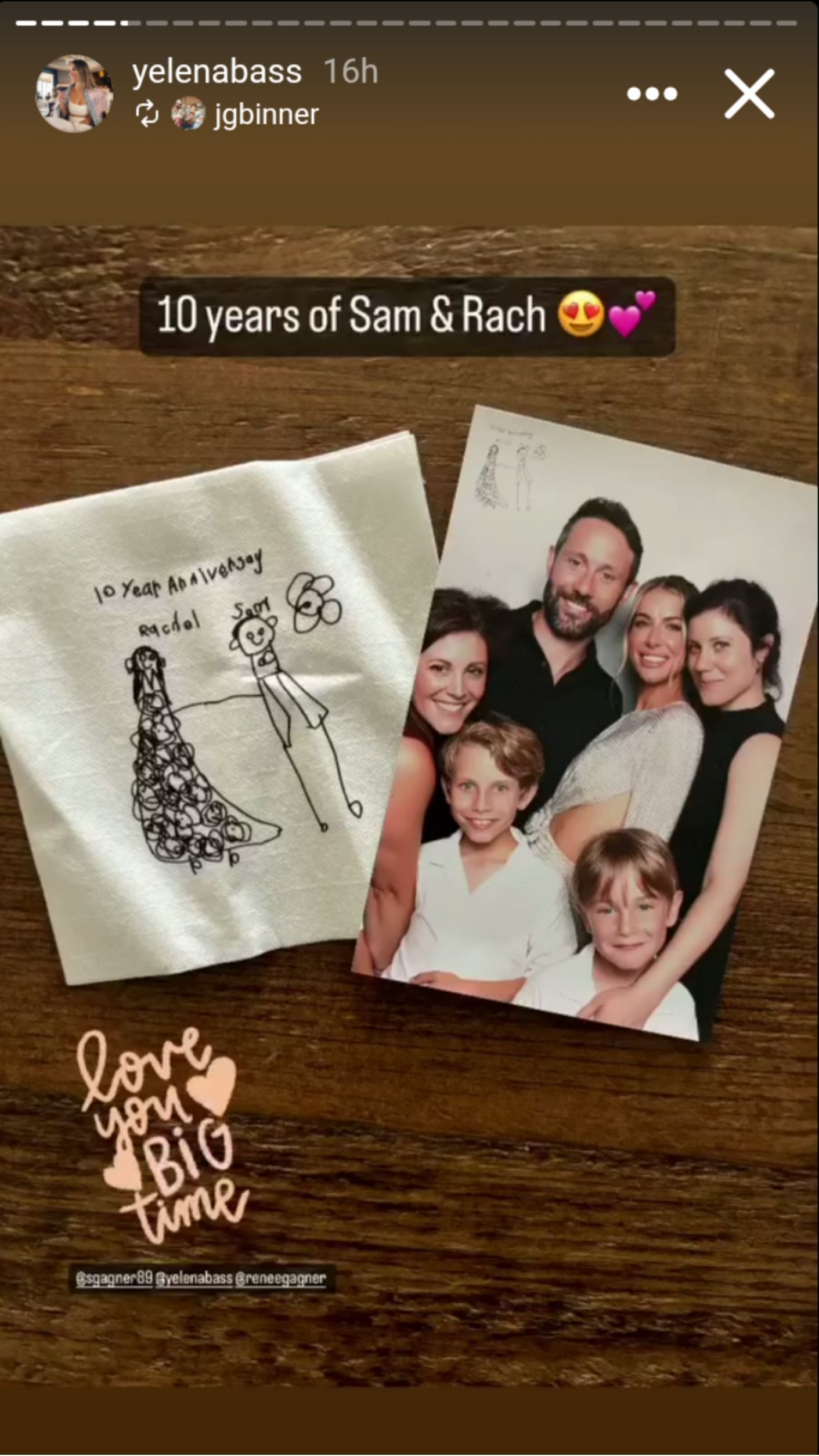 In Photos: Sam Gagner and wife Rachel celebrate their 10-year ...