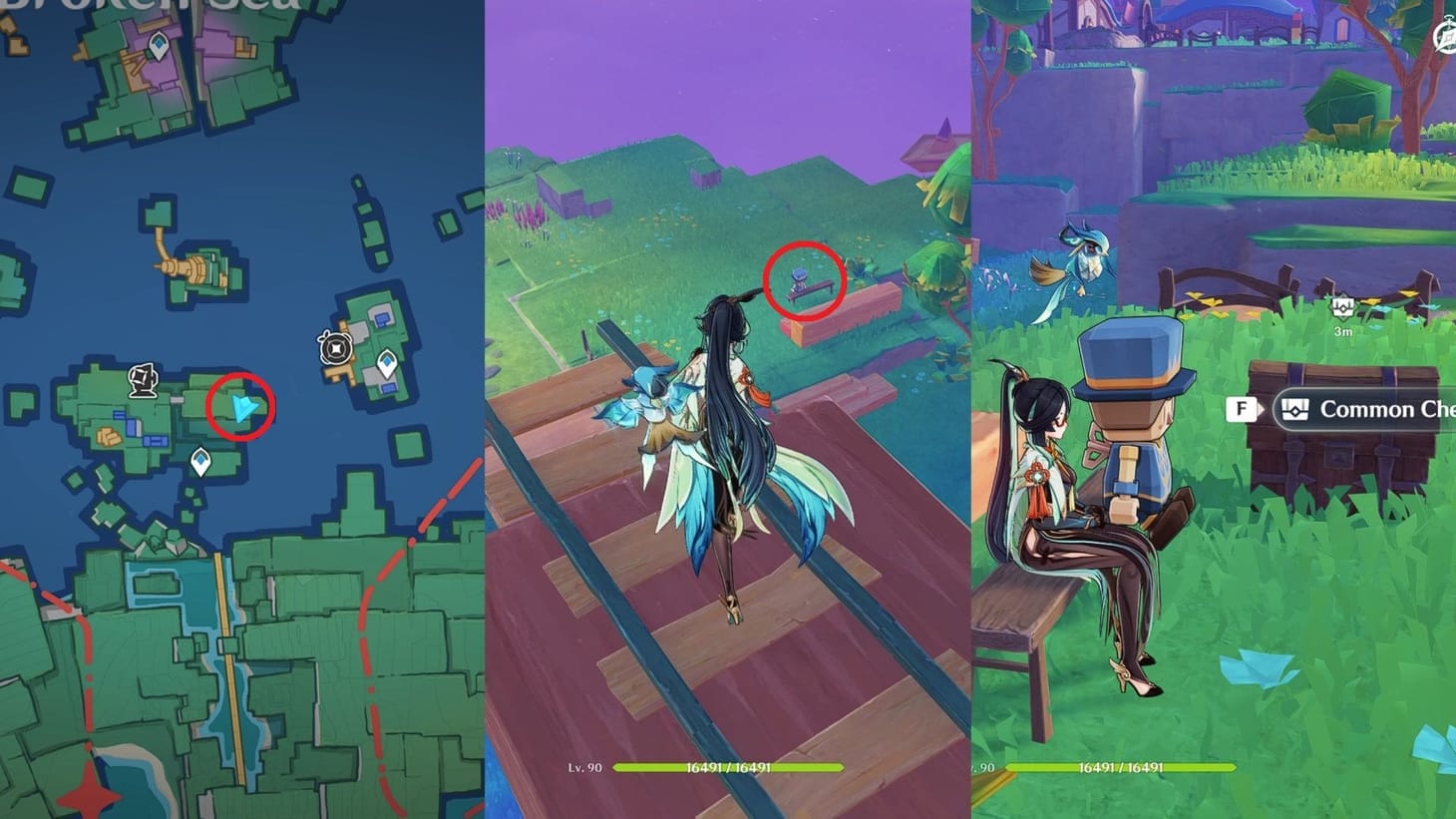 Genshin Impact Simulanka chest locations