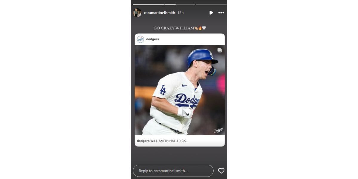 "Go crazy William" - Will Smith's wife Cara celebrates as Dodgers star ...