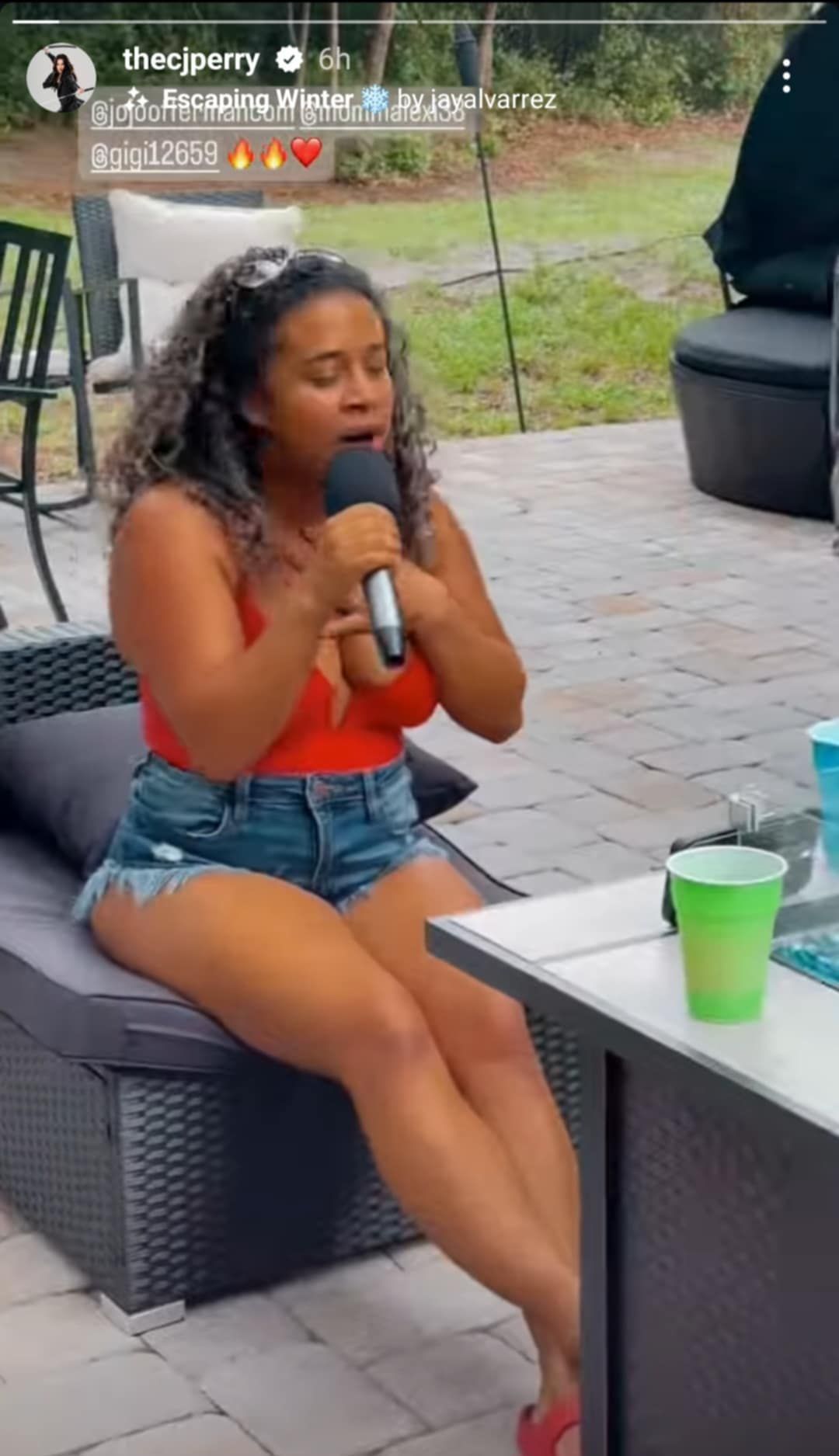 Lana (fka CJ Perry) spotted hanging out with former WWE personality