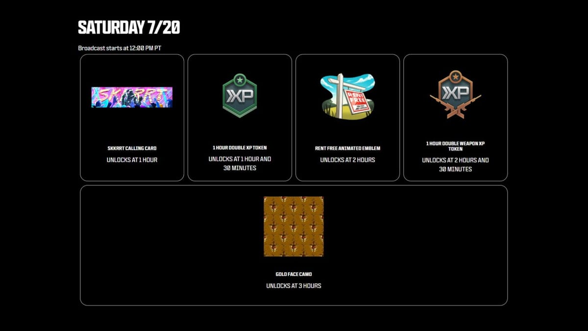 How to unlock all CDL Championship 2024 viewership rewards for free in ...