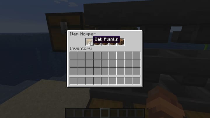 How to make item sorter in Minecraft 1.21