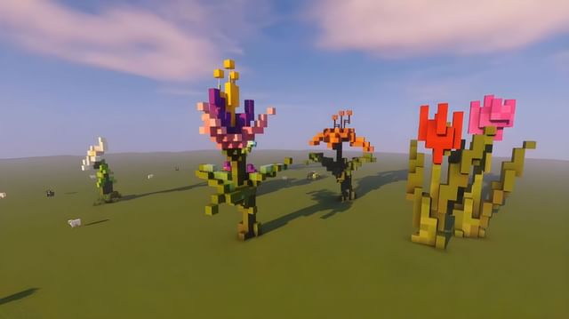 7 best Minecraft flower designs