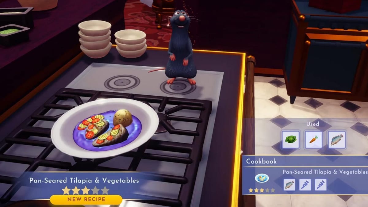 How to catch Tilapia in Disney Dreamlight Valley