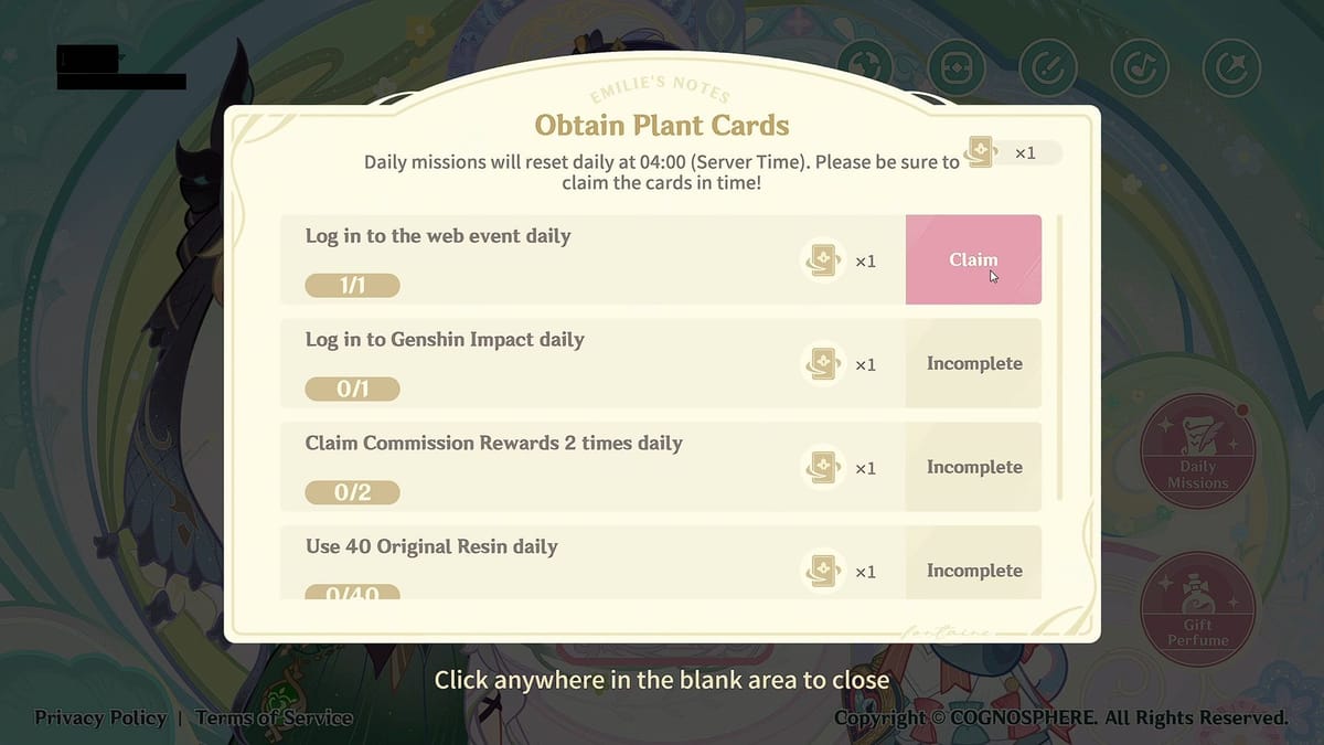 Genshin Impact Fragrant Fantasy web event guide: How to get 120 Primogems