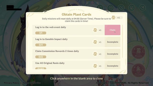 Genshin Impact Fragrant Fantasy web event guide: How to get 120 Primogems