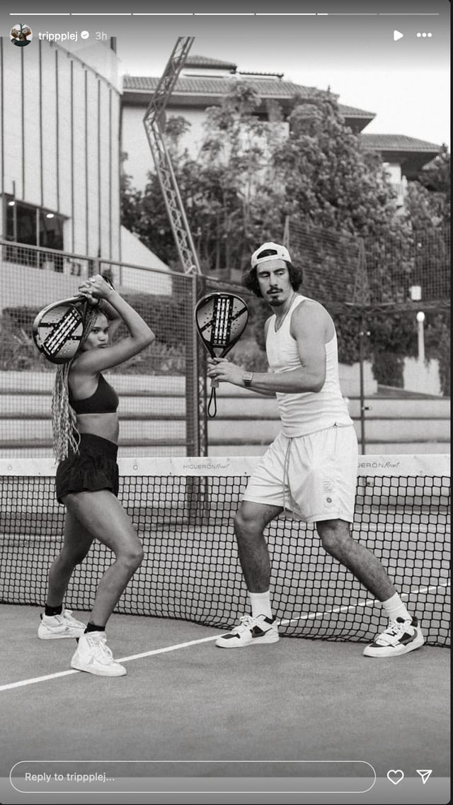 Jaime Jaquez Jr. and girlfriend Dominique Ruotolo take on Boban ...