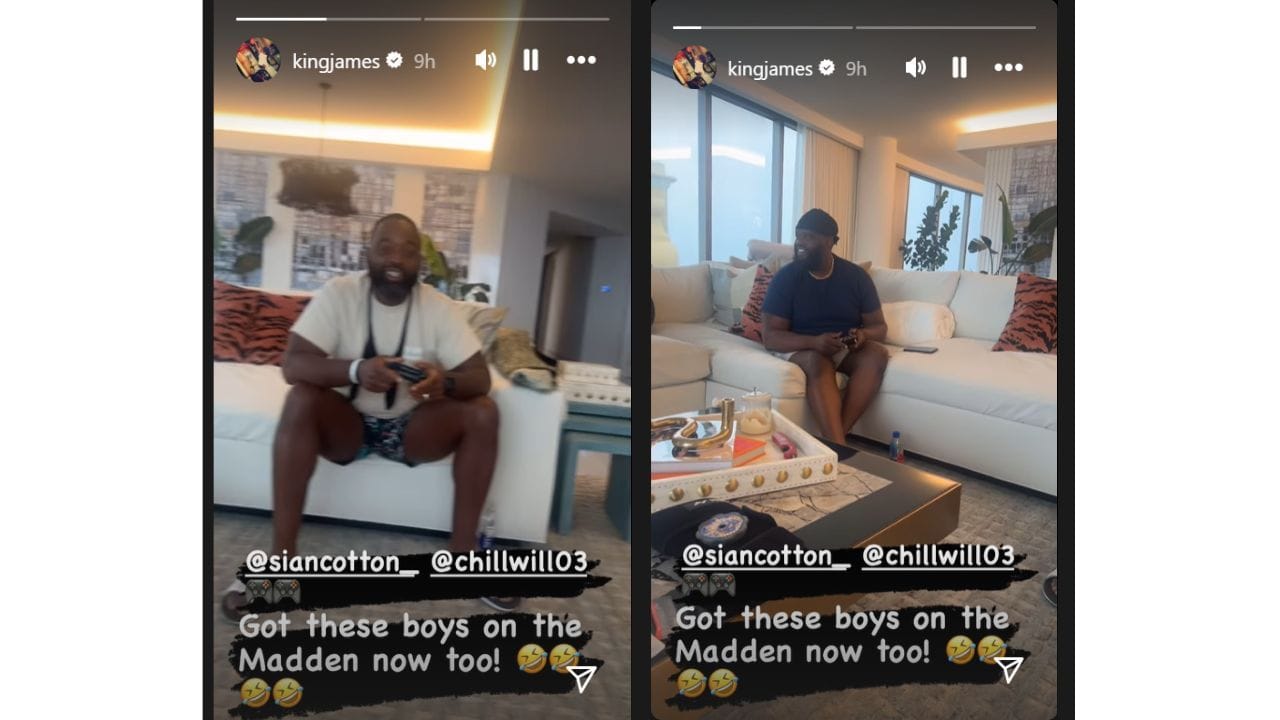 "My Hittas" - LeBron James psyched over 'Fab 4' joining him on a ride ...