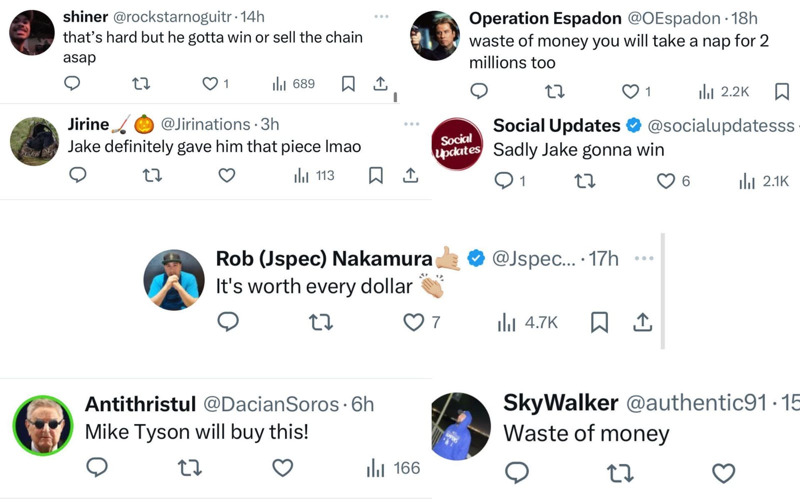 "Mike Tyson will buy this!" "Waste of money" - Fans react to Mike Perry ...