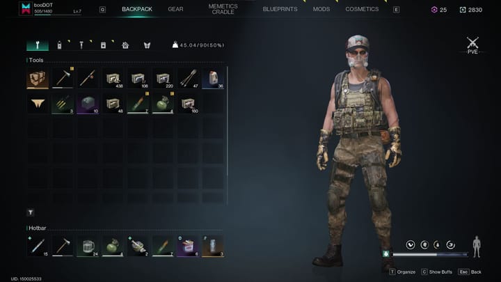 How to unlock and craft the Backpack Expansion in Once Human