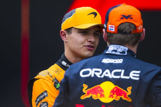"Making mistakes and crashing" duo of Max Verstappen and Red Bull gives Lando Norris hope in the ...