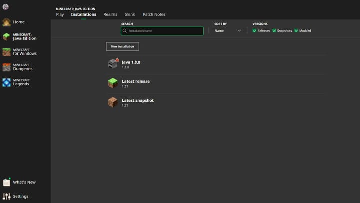 How to play Minecraft 1.8.8
