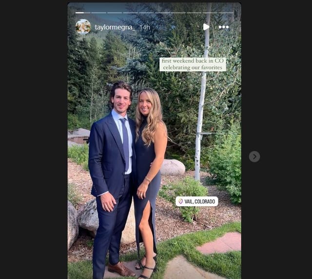 Inside Avs' Logan O'Connor and partner Kendra's Vail, Colorado wedding