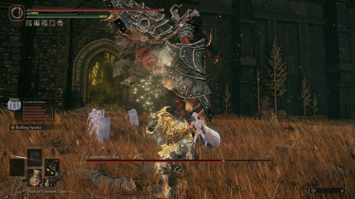 Best builds to use for Commander Gaius boss fight in Elden Ring Shadow ...