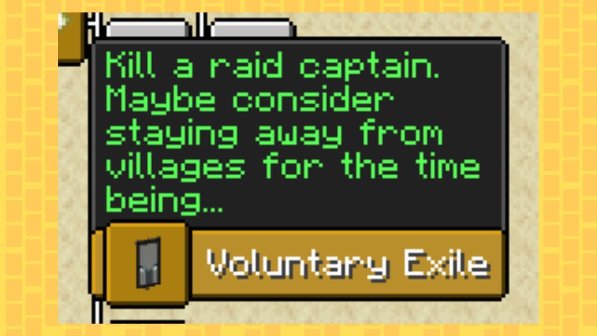 Minecraft Tricky Trials update has an outdated Voluntary Exile ...