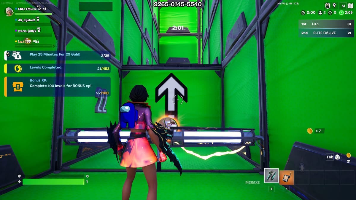 Fortnite Default Parkour 425: UEFN map code, how to play, and more