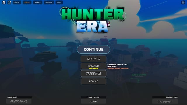 Roblox: Hunter Era Family Names Tier List