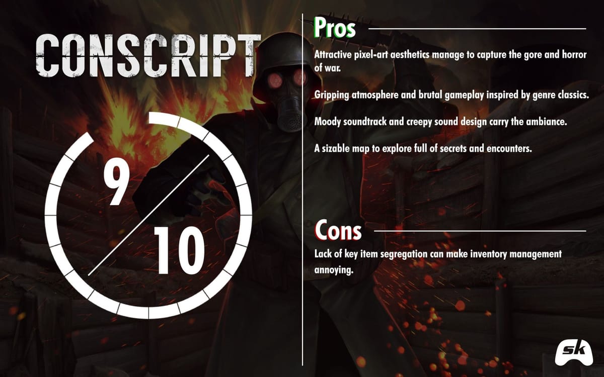 Conscript review - Navigating the trenches of terror