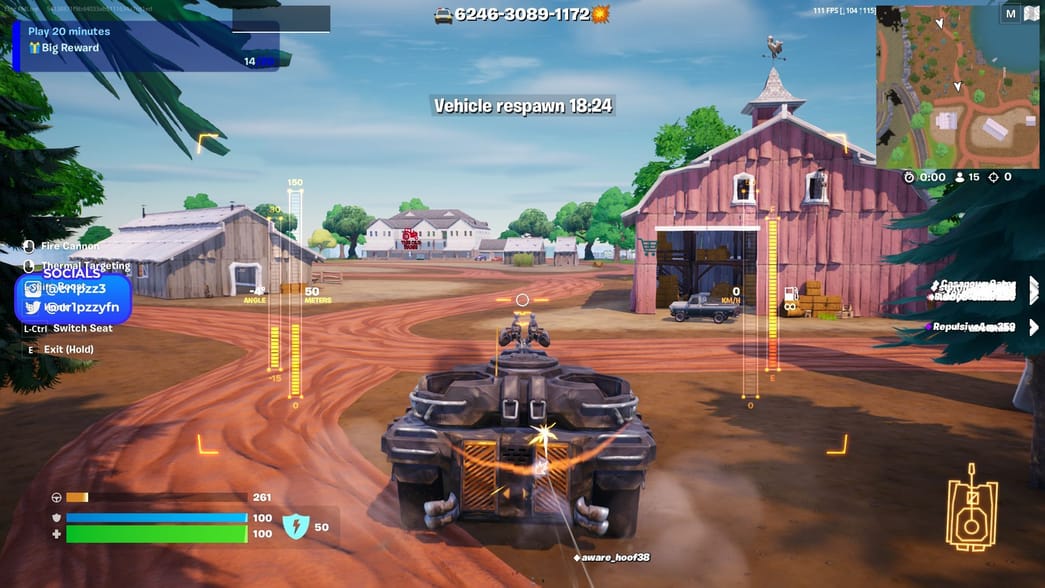 Fortnite Drive City all weapons: UEFN map code, how to play, and more