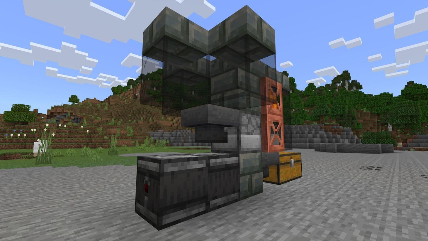 How to make Minecraft Bedrock chicken farm