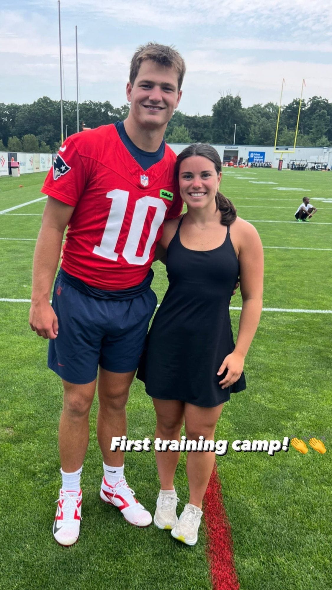 Drake Maye's girlfriend Ann Michael Hudson captures QB's memorable ...