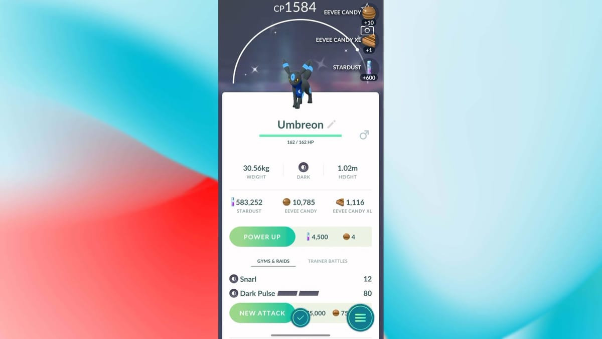 How to get Shiny Night Scarf Umbreon in Pokemon GO