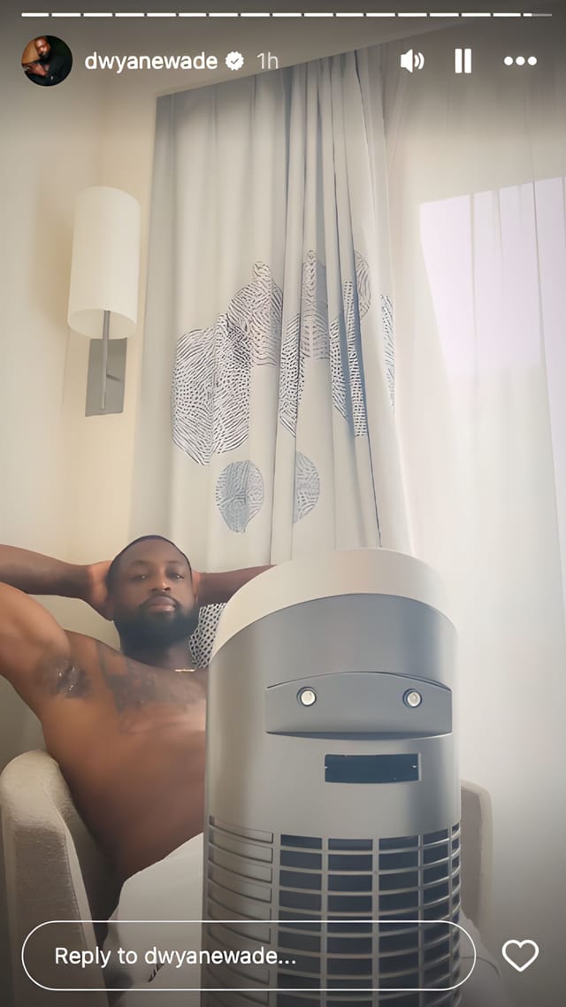 In Photos: After sleepless night, Dwyane Wade treats himself to KFC and ...