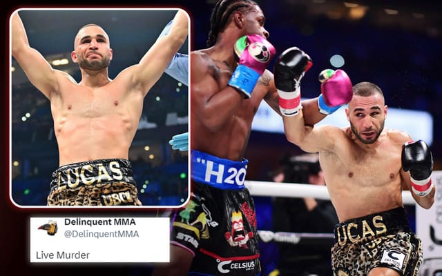 "Live Murder," "Who hired the ref" - Fans react to Lucas Bahdi face ...