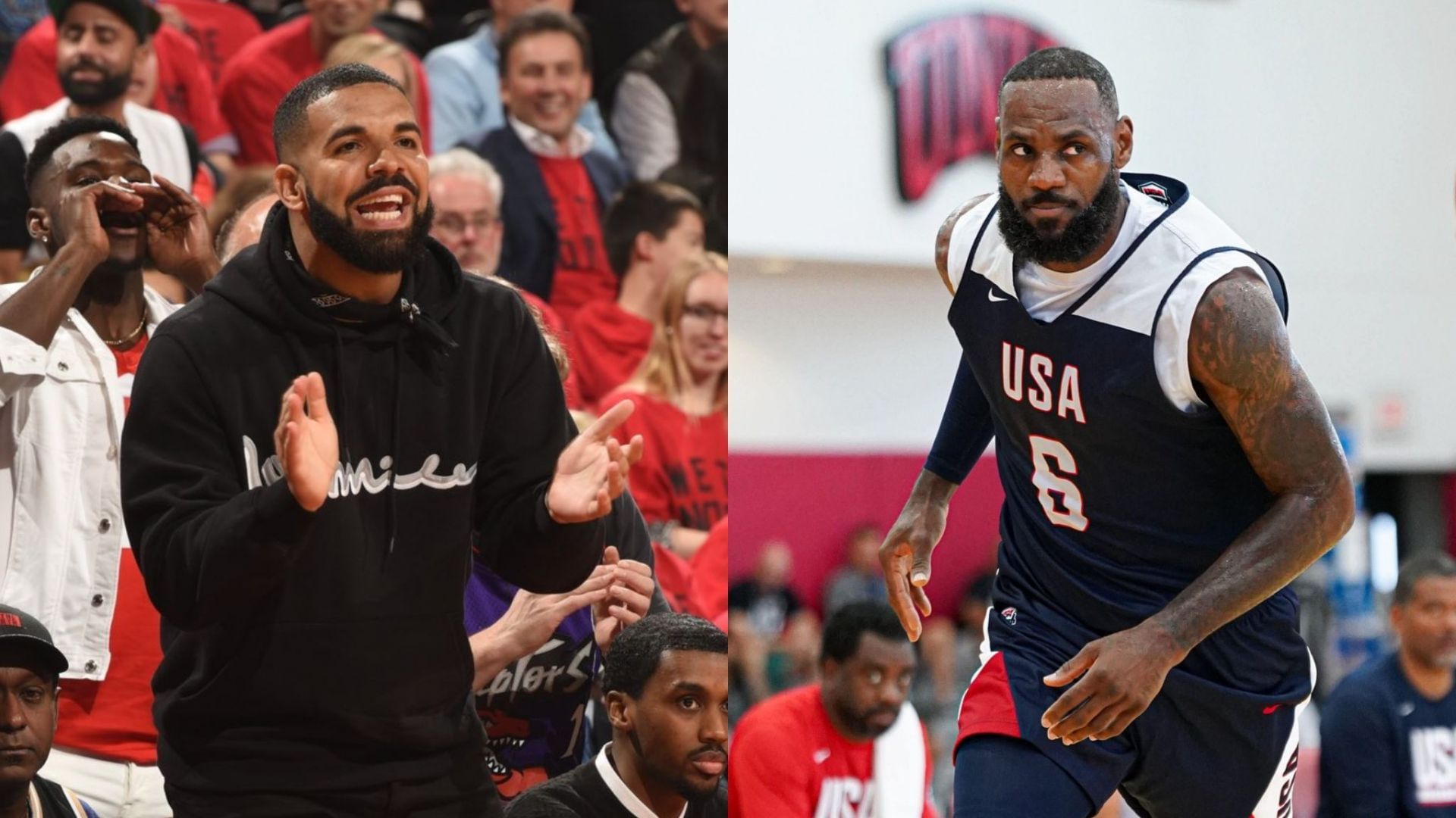 "Bron been listening to too much Kendrick": Fans buzz as Drake shouts ...