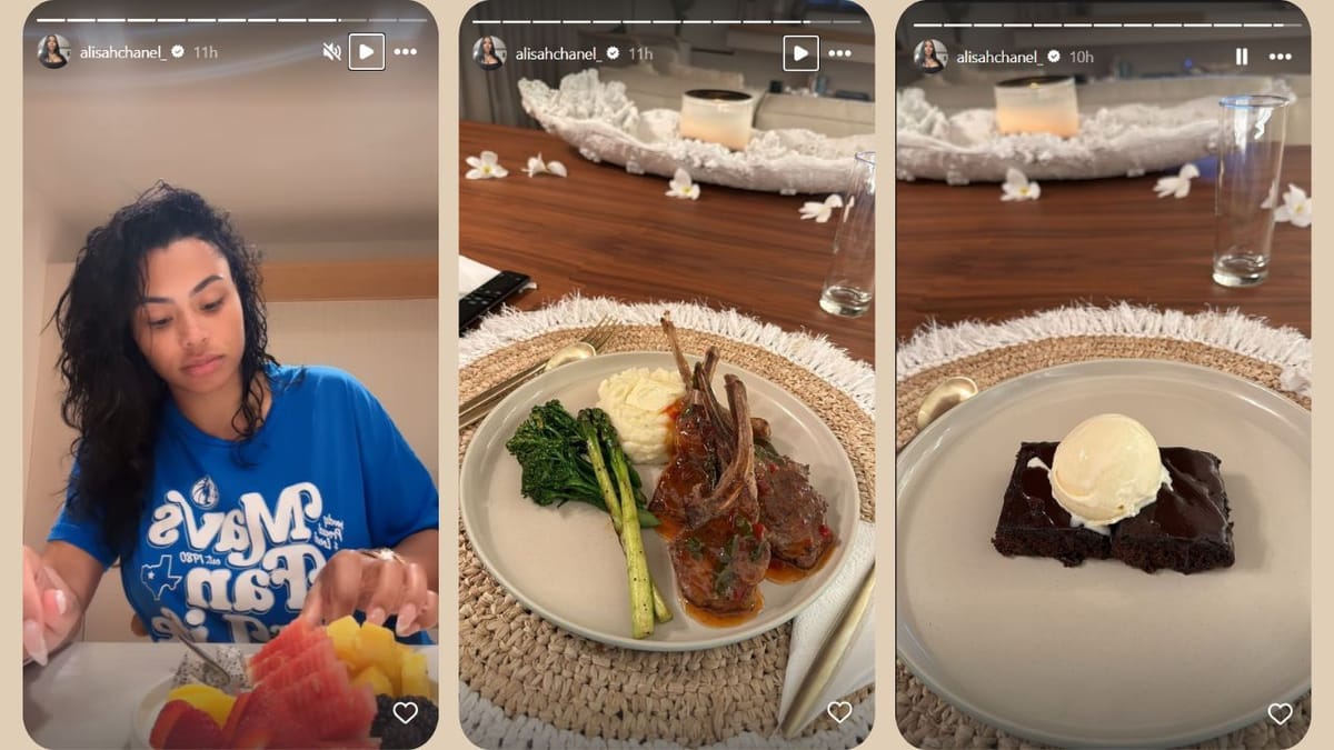 In Photos: PJ Washington's wife Alisah Chanel enjoys speed boat cruise ...