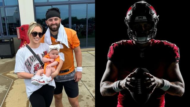 In Photos: Baker Mayfield's wife Emily welcomes 'Year 7' for Bucs QB as family of three
