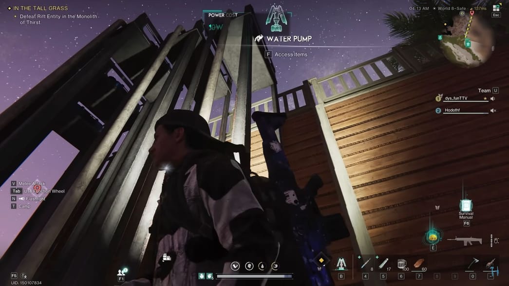 Once Human Water Pump guide: Best way to get and purify Water